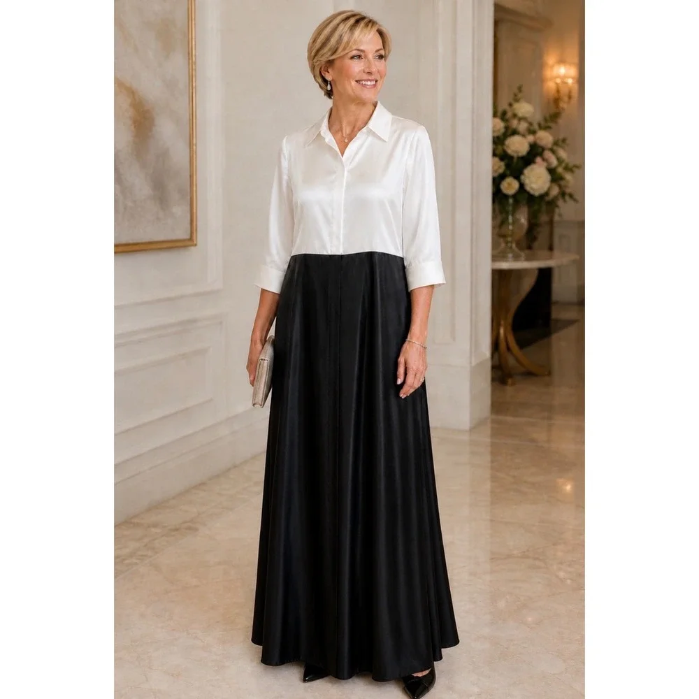 Teri Jon | Dresses | Rickie Freeman Teri Jon White Black Taffeta Dress ...